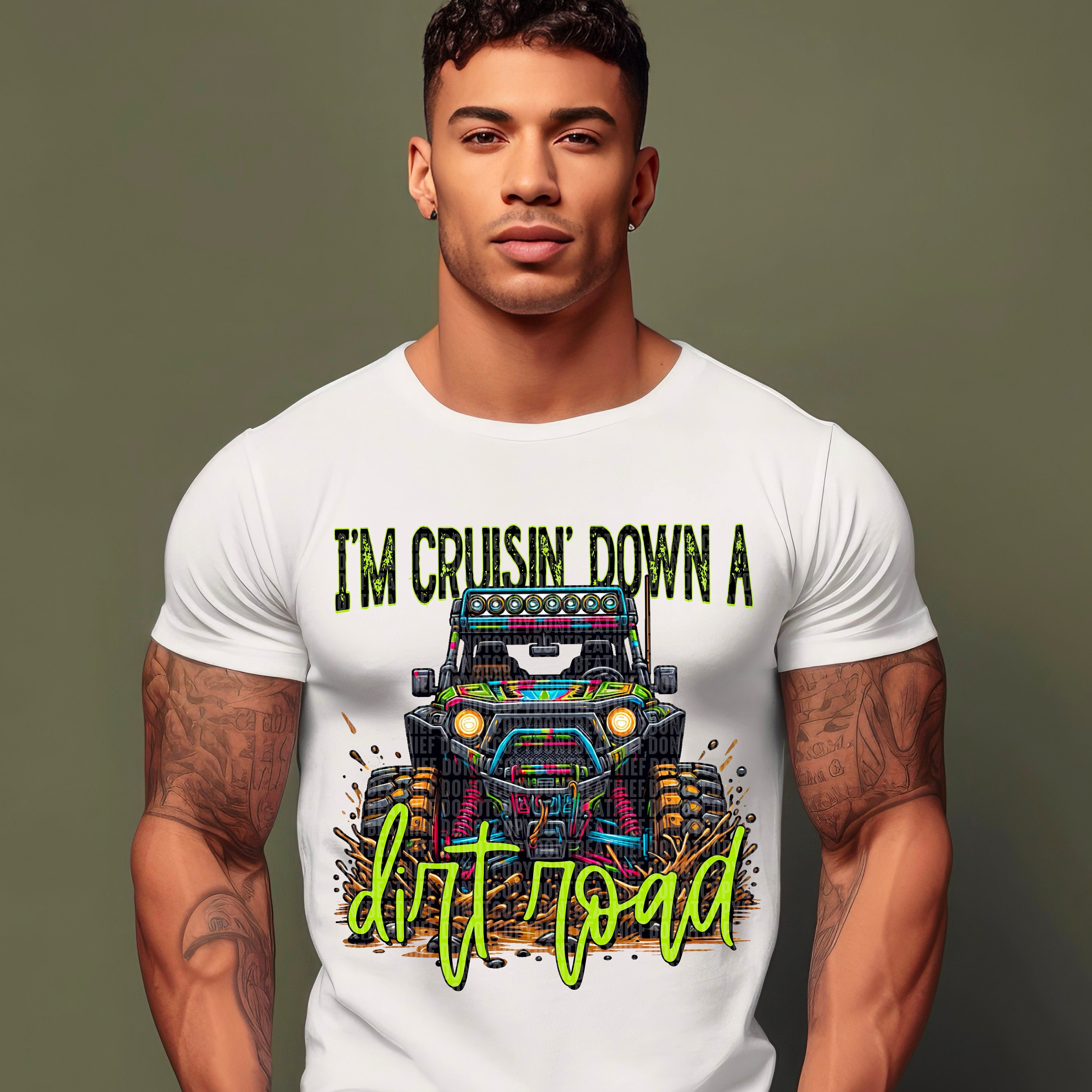 Trail Riding Shirt. Cruisin' Down a Dirt Road. Side-by-side, Sxs, UTV, OFF Road - Etsy