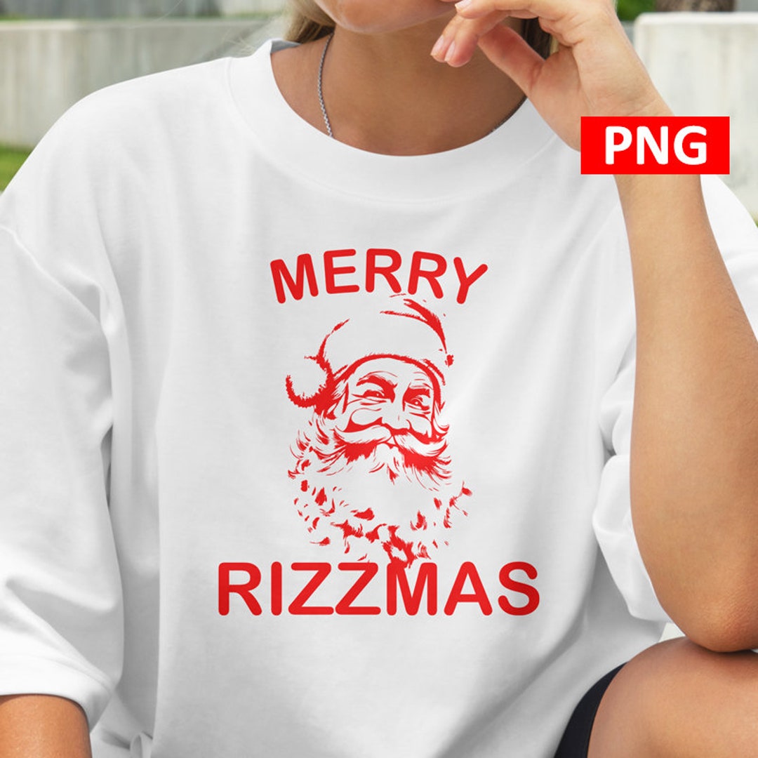 Merry Rizzmas Santa PNG, Merry Santa Christmas, RIZZ - Etsy