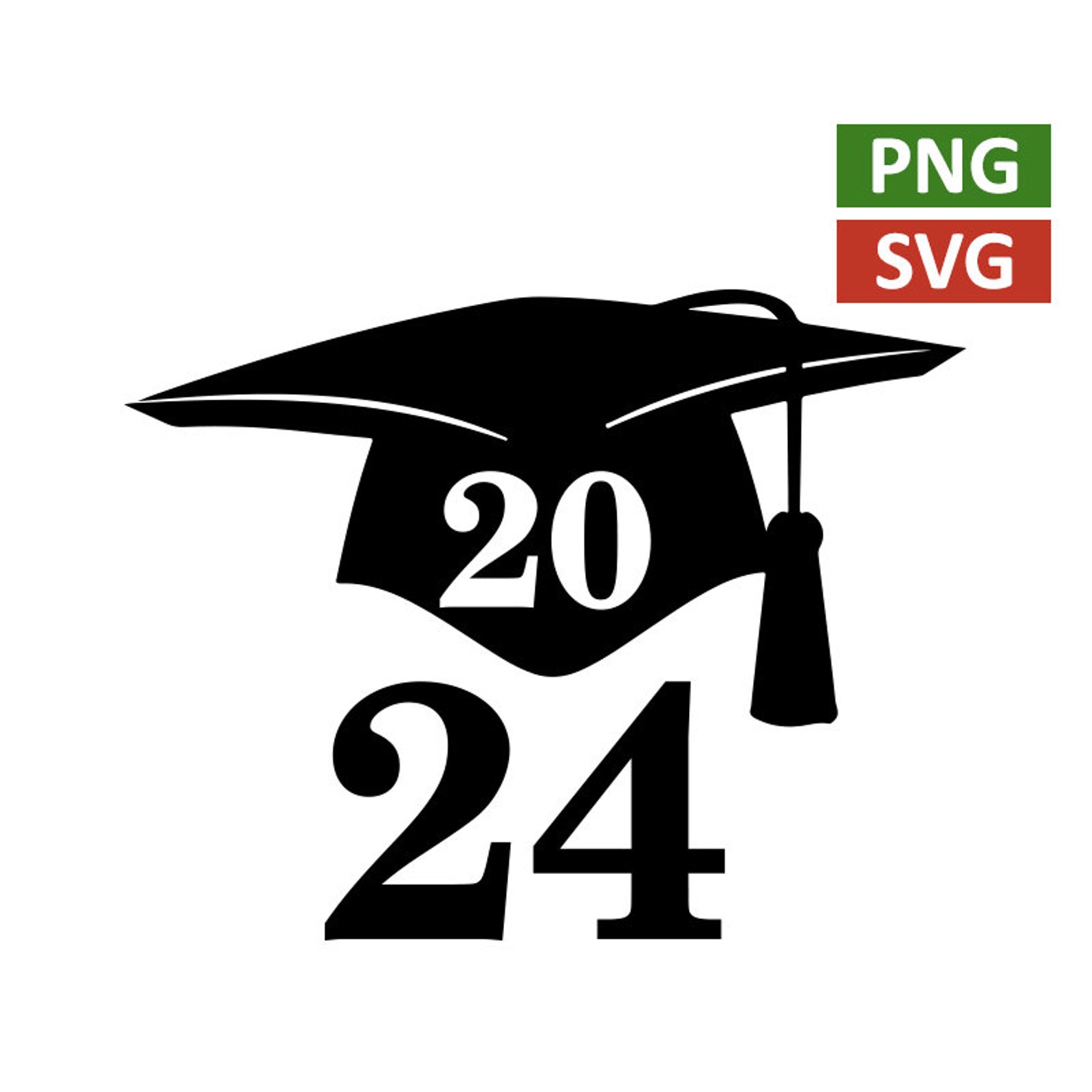 Graduation Cap SVG, Graduation Cap 2024 SVG, Graduation 2024, Class of ...