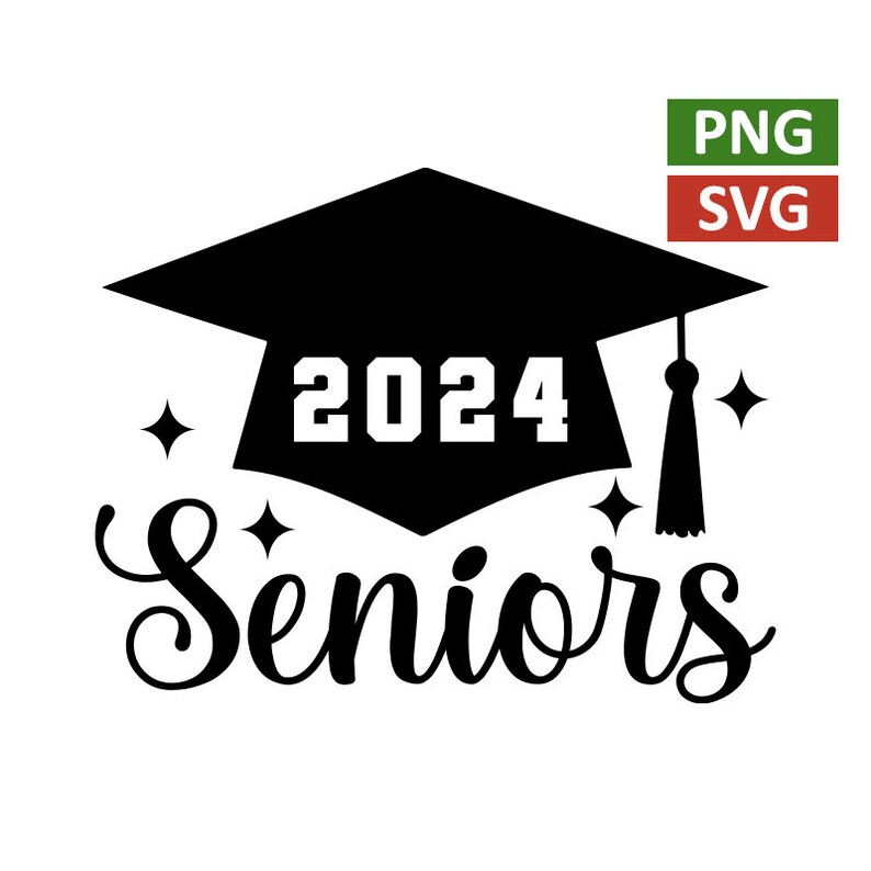 Graduation Cap SVG, Graduation Cap 2024 SVG, Graduation 2024, Class of ...