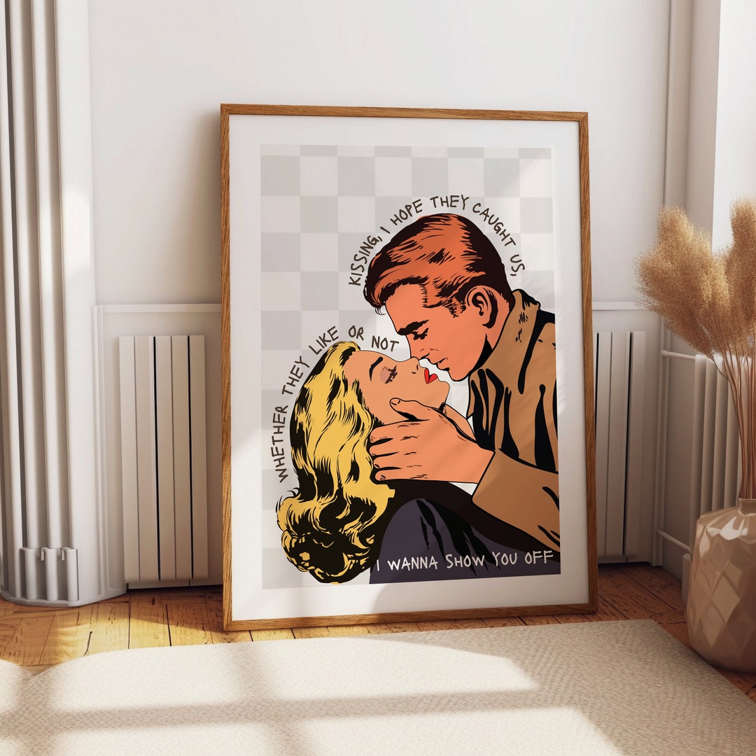 Doja Cat Inspired Lyric Print | Retro Comic Book Artwork | Personalised ...