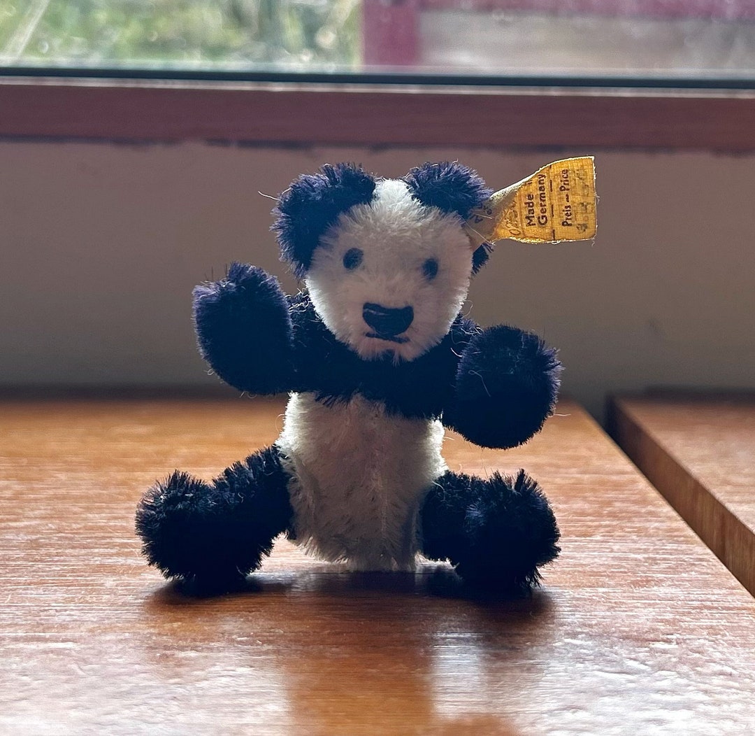 Original German Mohair Panda Bear Steiff 0250/11 1960s Vintage Plush ...