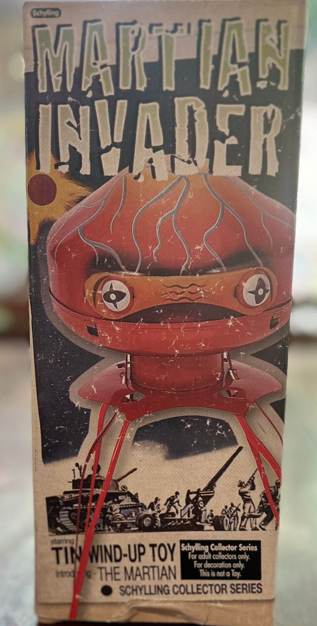 Vintage Martian Invader Wind-up Toy W/ Original Box, Schylling ...