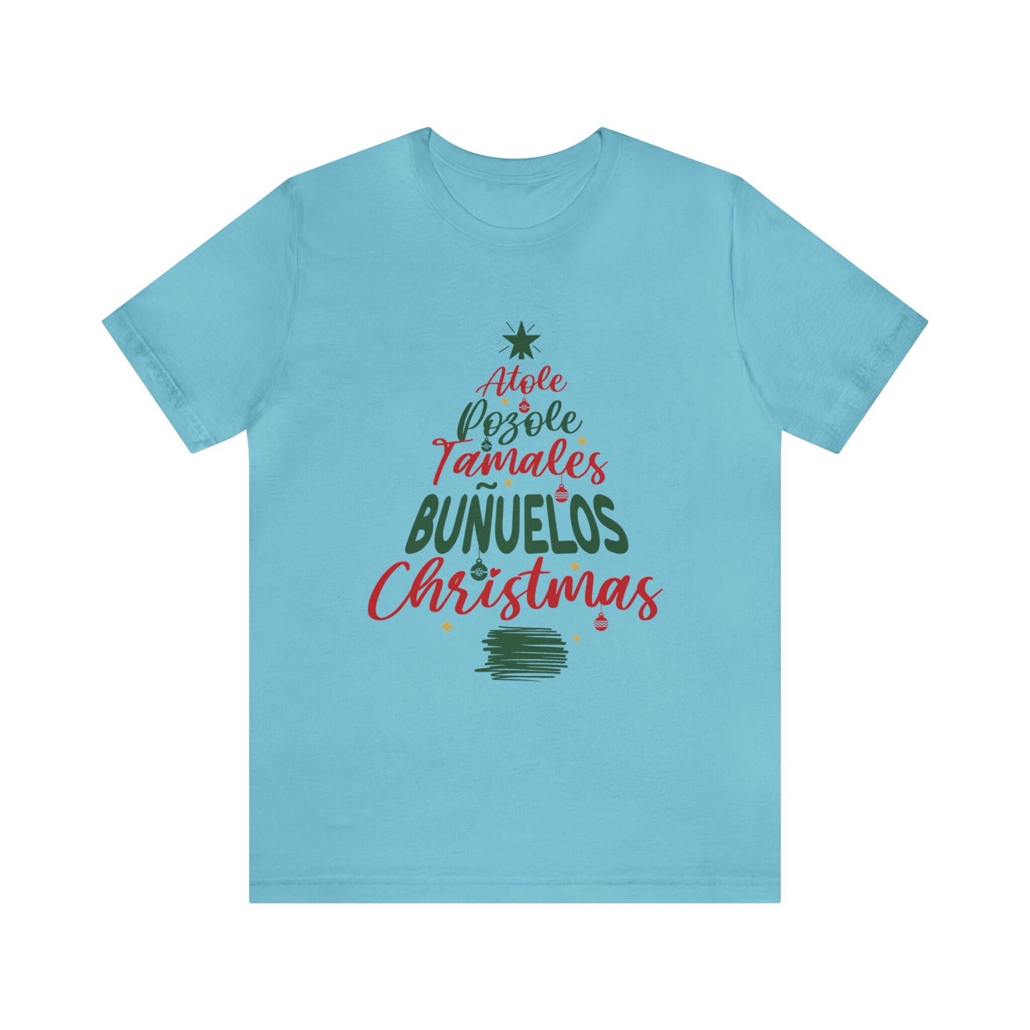 Atole Pozole Tamales Buñuelos Short Sleeve Tee - Etsy