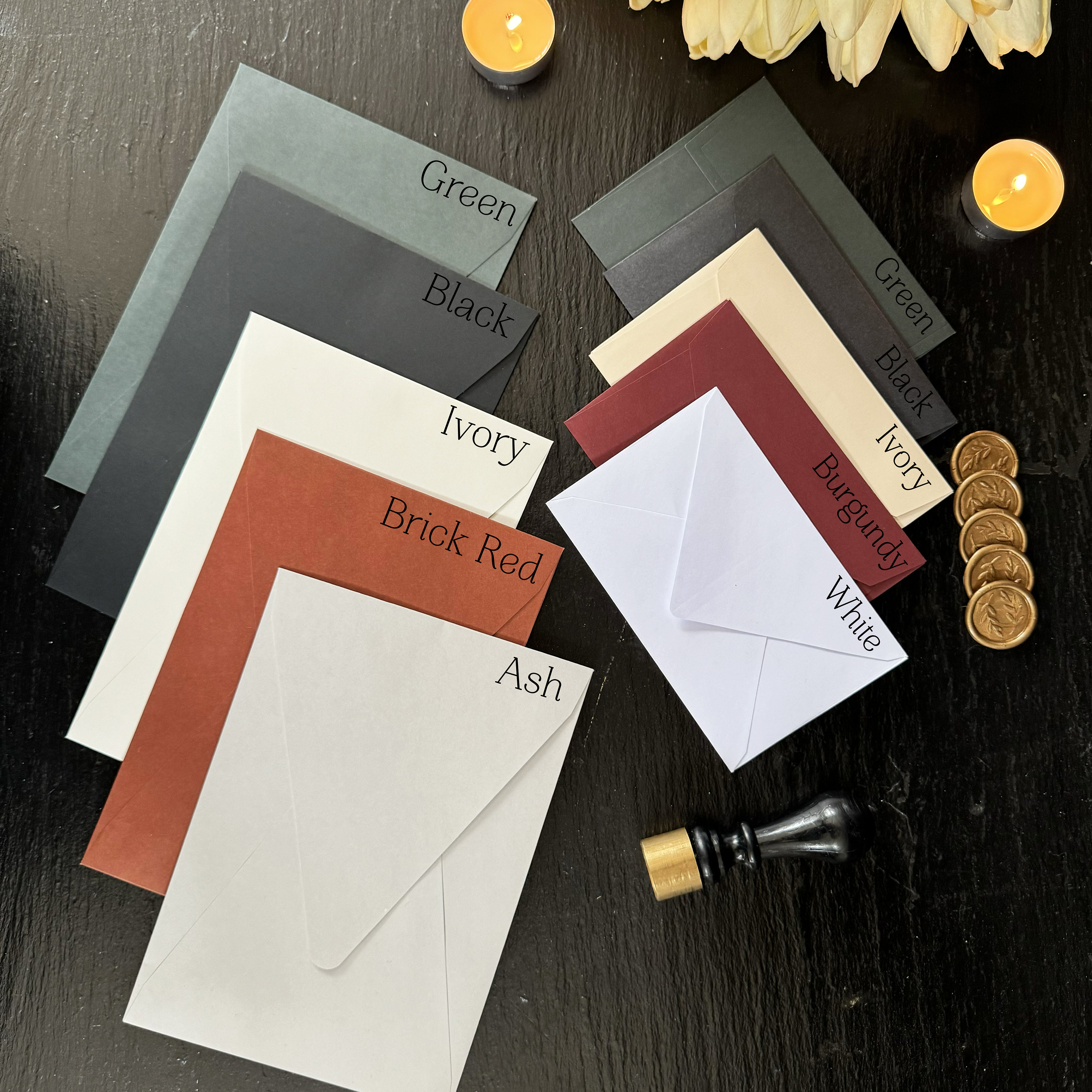 Wedding Invitations With Gold Foil Wavy Edge Paper Wedding Invitation ...