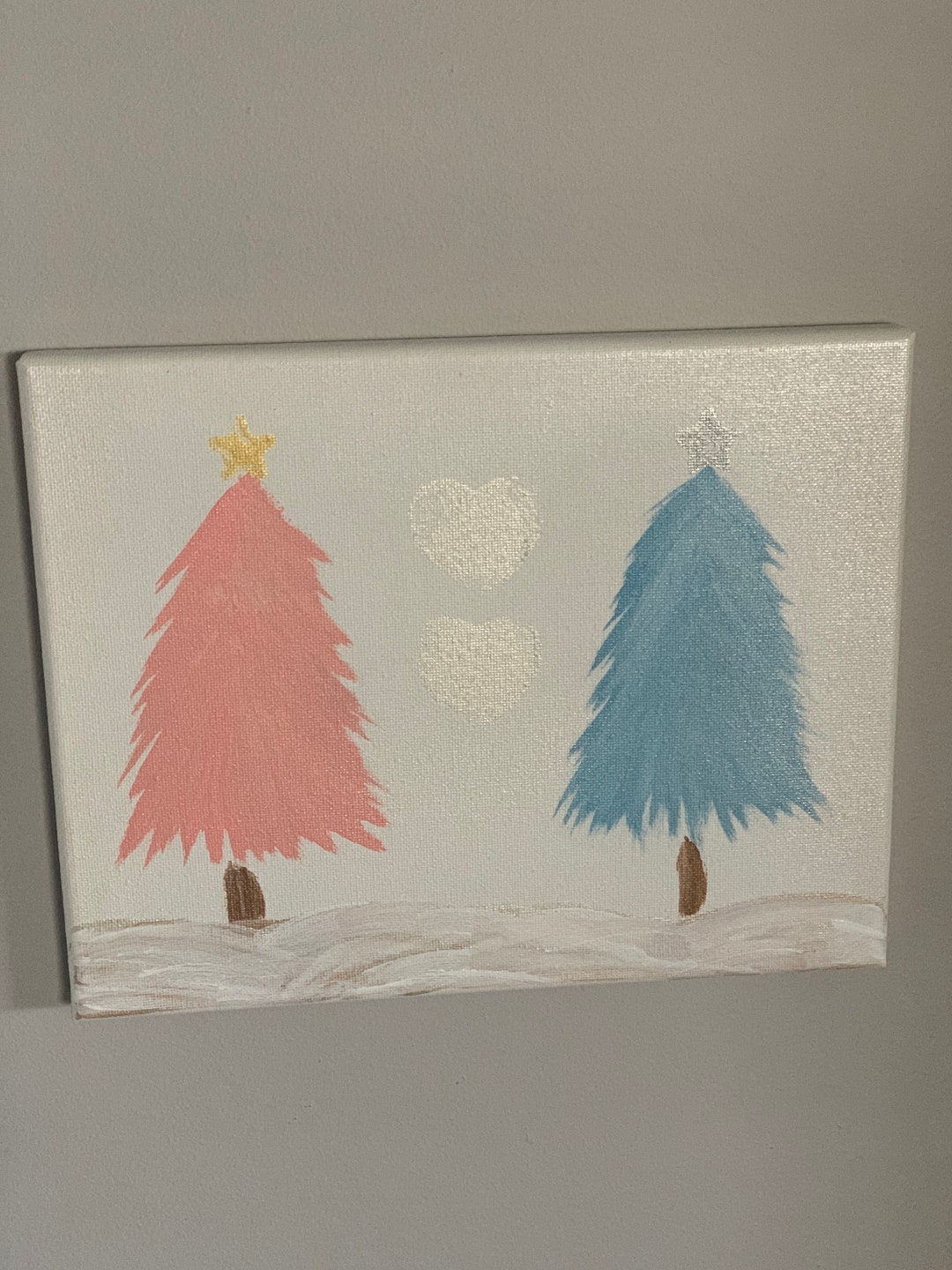 Twin Gender Reveal Holiday Gift, Twin Christmas Gift, Christmas Nursery ...