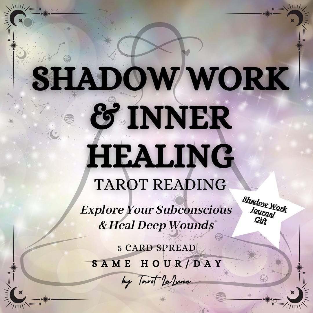 Shadow Work Tarot Reading, Psychic Spiritual Guidance, Shadow Work ...