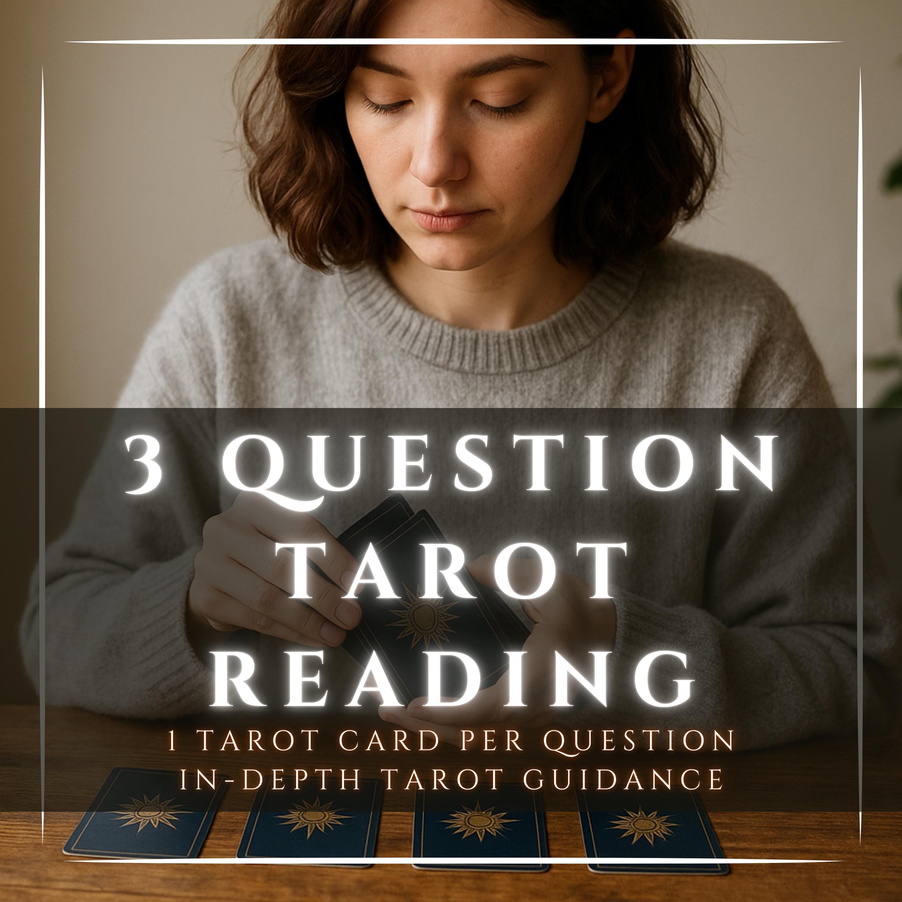 Tarot Card Reading Answers Your 3 Questions | Psychic Readings Fast ...