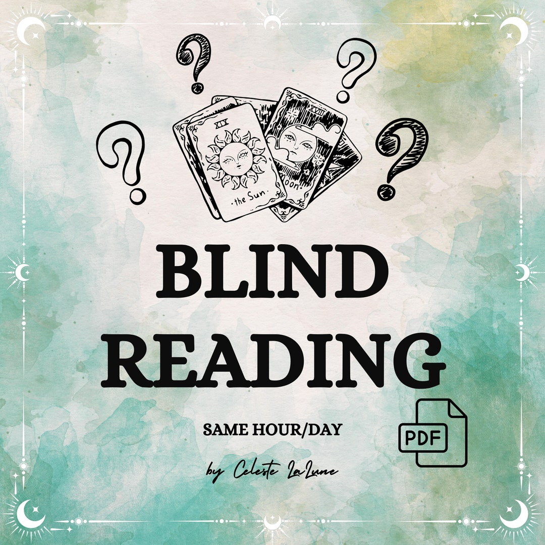 Blind Reading Without Questions, Tarot Reading Same Hour, Psychic Blind ...