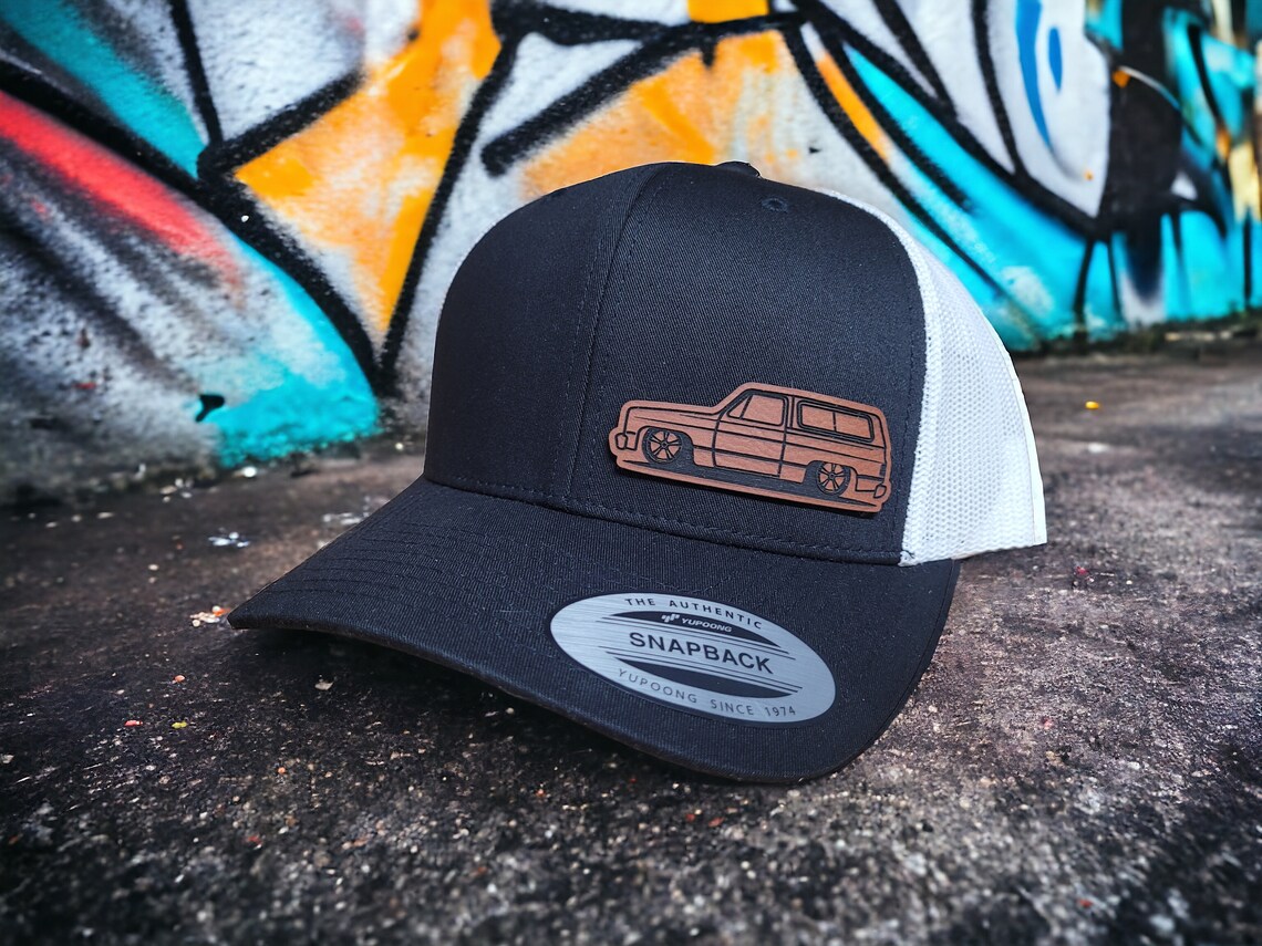 Vintage Chevrolet Squarebody K5 Blazer Snapback Truck Hat Custom Laser ...