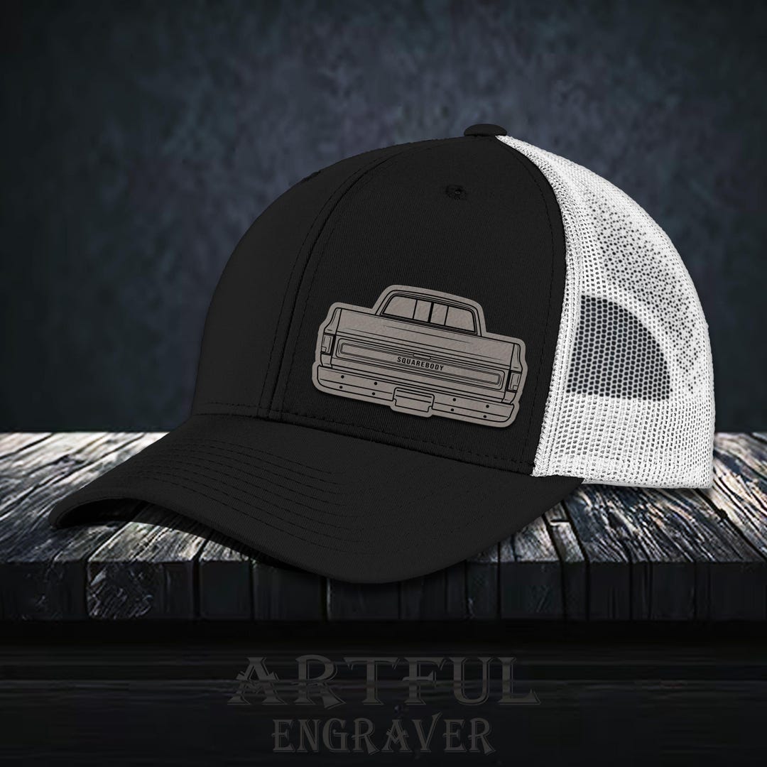 Chevrolet Squarebody Snapback 73-80 Rearview Trucker Hat | Custom Laser ...