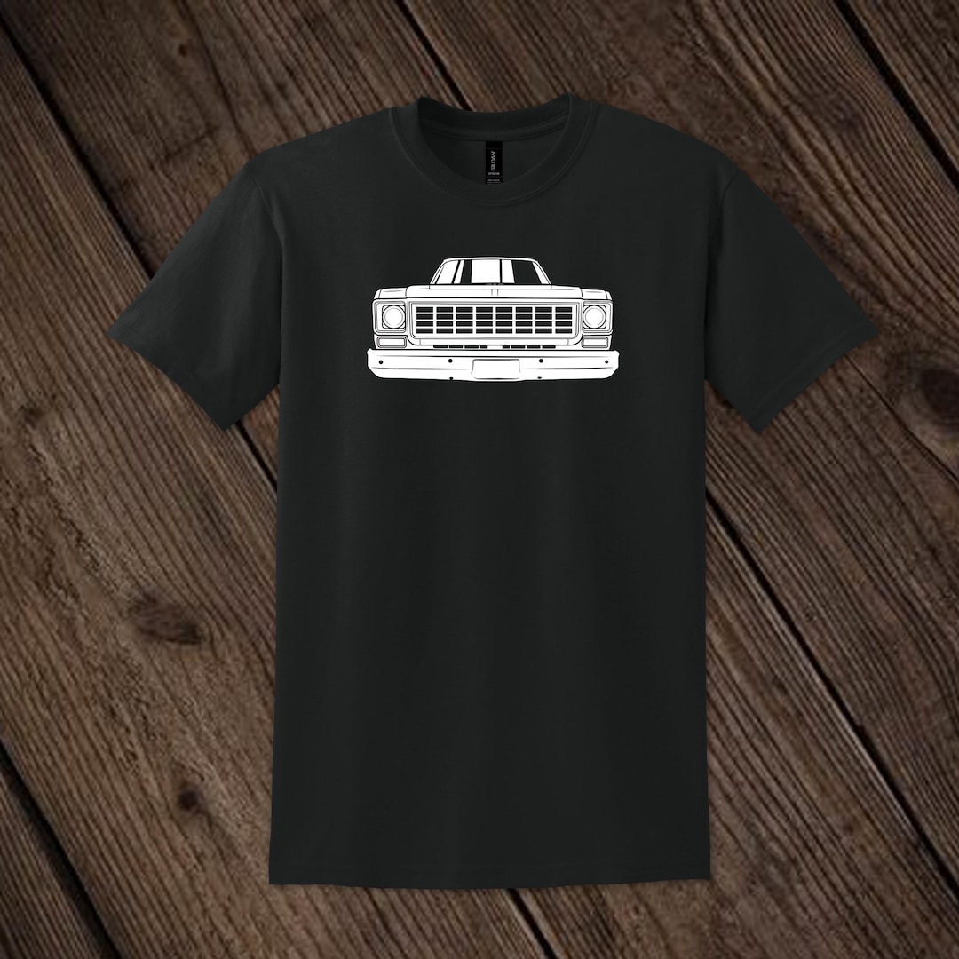 Chevrolet Squarebody Pickup Truck T-shirt C10 Chevy Classic Front View ...
