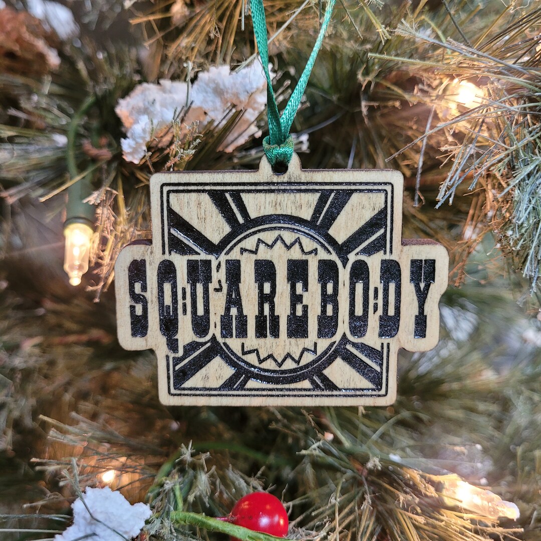 Chevrolet Squarebody Badge Wood Ornament - Etsy