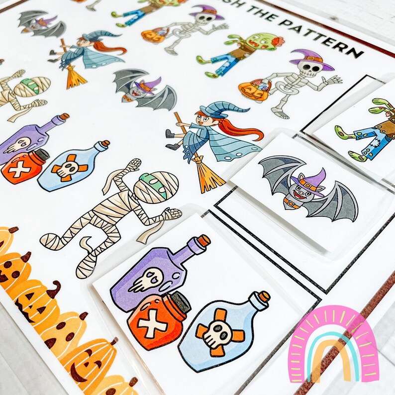 Halloween Toddler Busy Book Printable Busy Book Toddler - Etsy