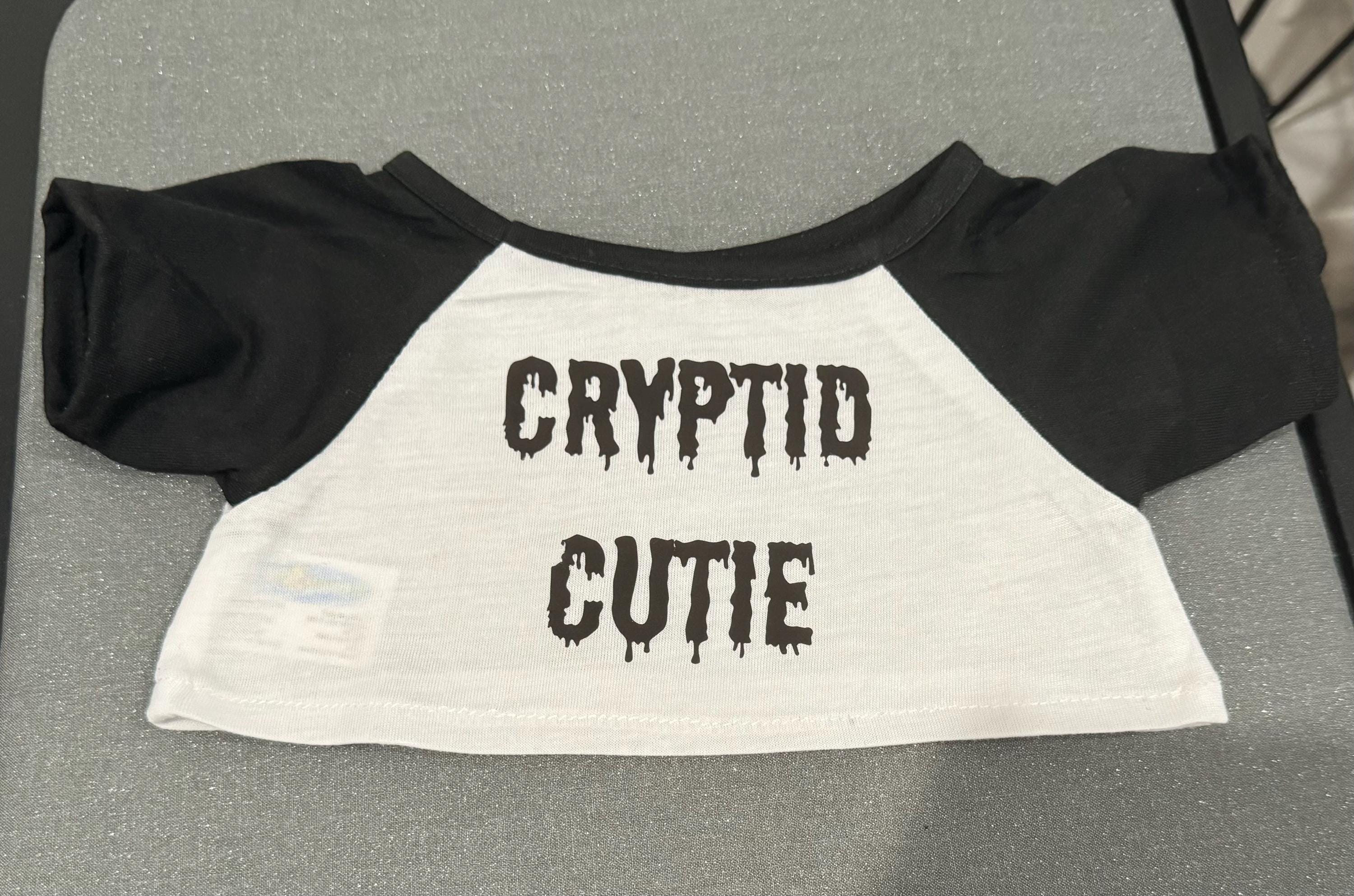 SHIRT ONLY Custom “cryptid Cutie” T-shirt for Mothman Build Bear - Etsy