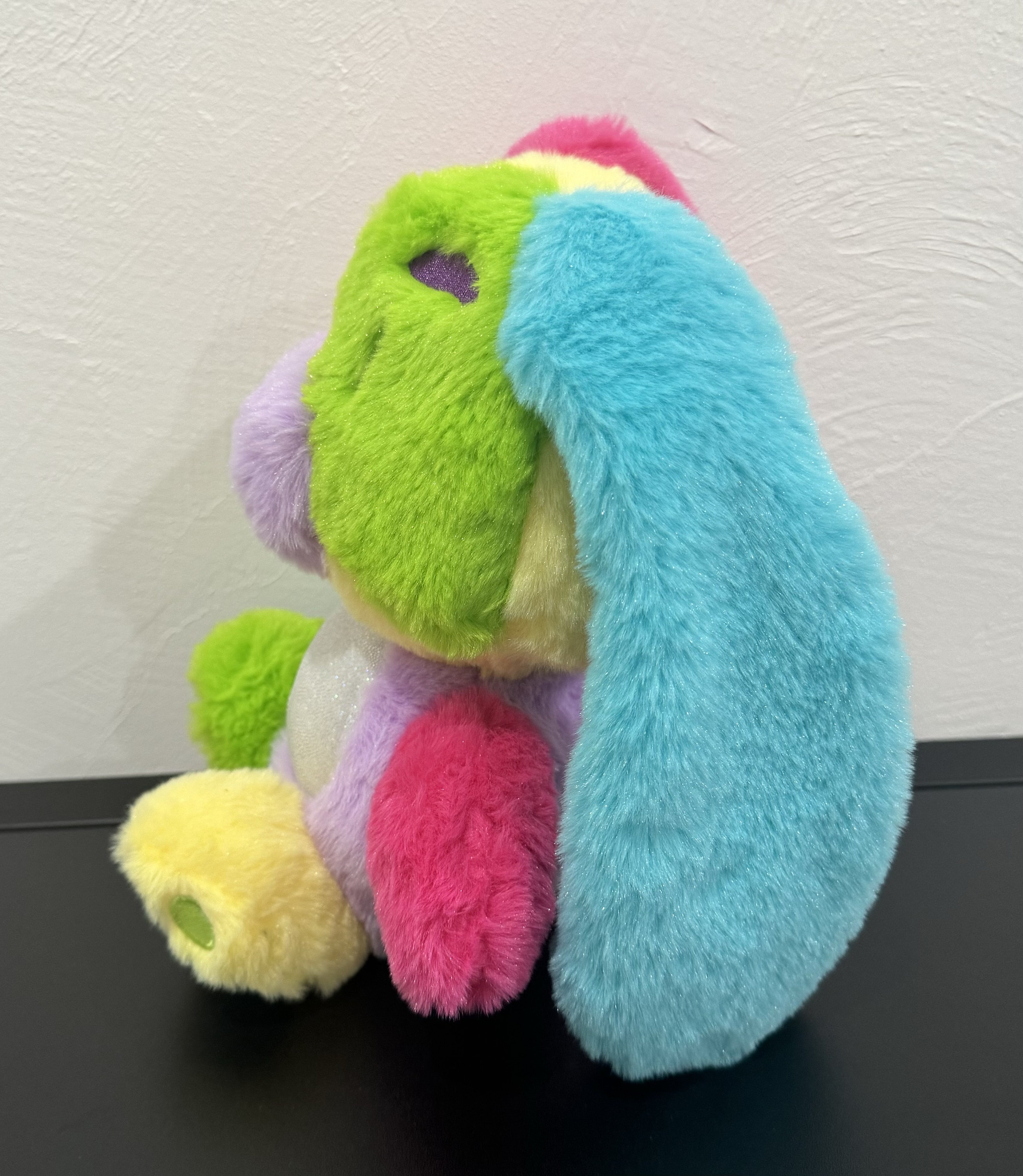 Kandi the Colorful Colorblock Rainbow Bunny Rabbit Plushie Stuffed ...
