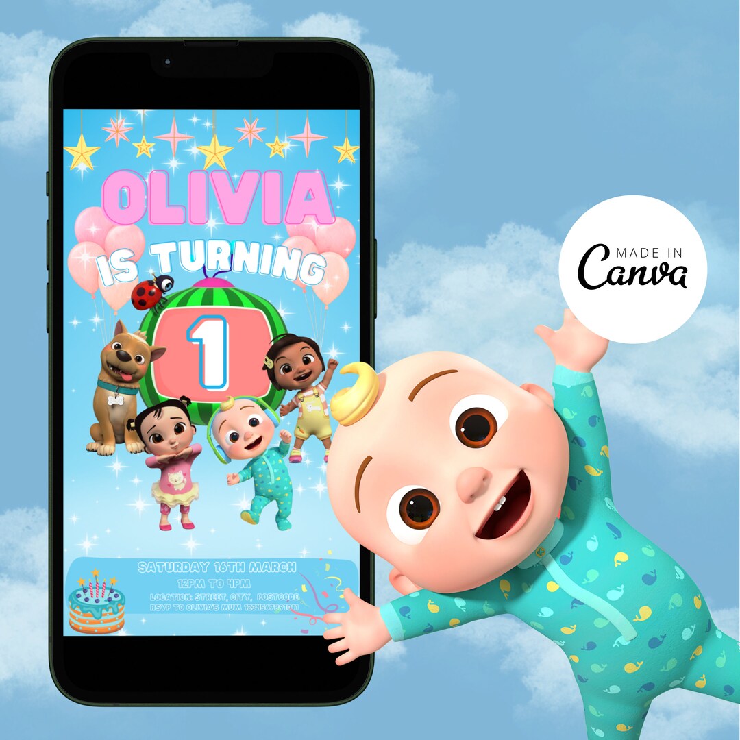 Editable Coco Birthday Invitation Template, Printable Birthday Party ...