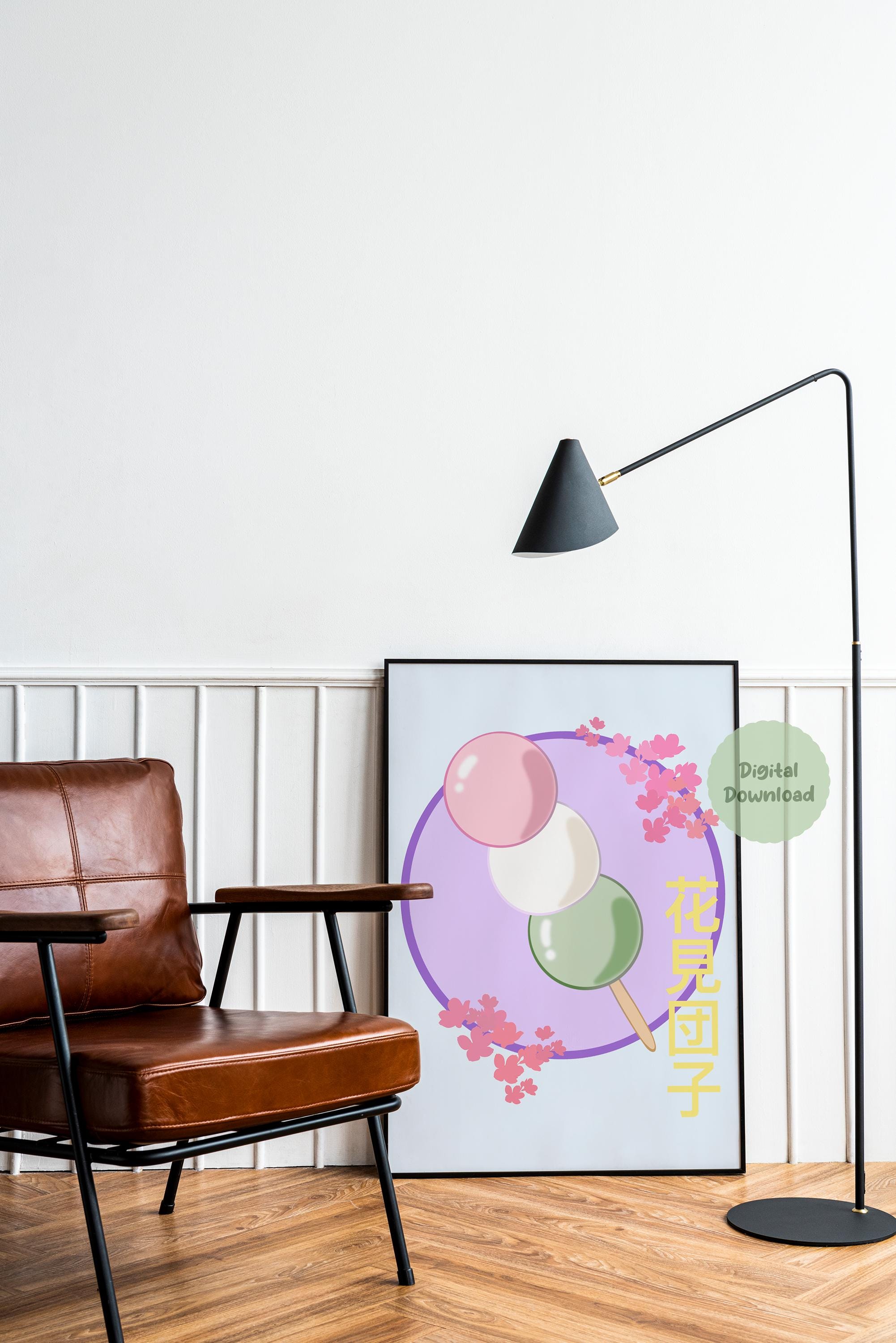 Hanami Dango Printable, Cute Room Decor Kawaii, Cute Food Prints ...