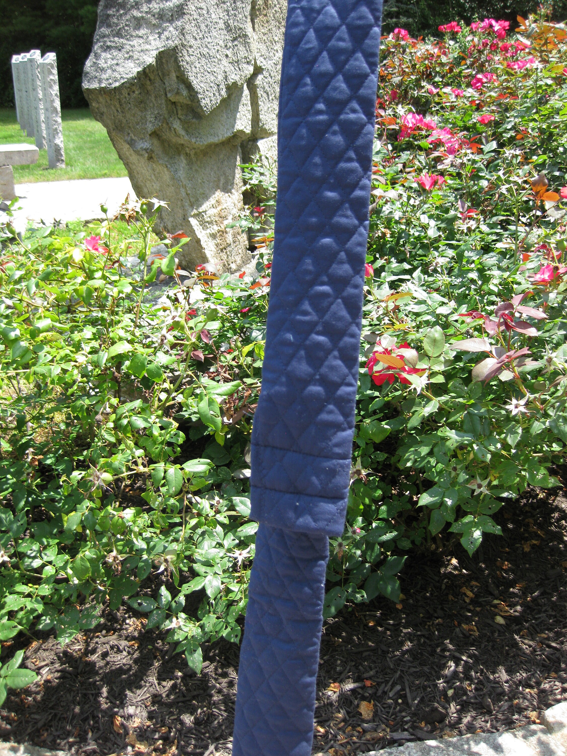BO STAFF CASE _ Blue Quilted Fabric - Etsy