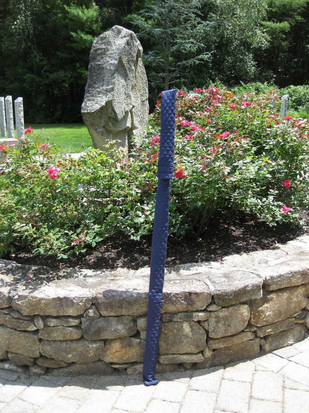 BO STAFF CASE _ Blue Quilted Fabric - Etsy