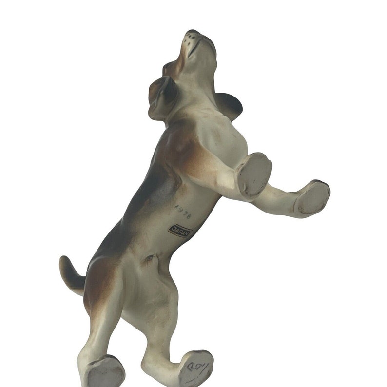 Porcelain Beagle Dog Figurine Vintage Numbered Japanese Canine Cute ...
