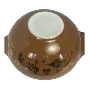 Vintage Pyrex Early American Cinderella Mixing Bowl 444 Brown Gold 4 Quart - Etsy