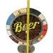 Design Beer Toscano Carnival Game Wheel of Chance Metal Sculpture 16"h ...