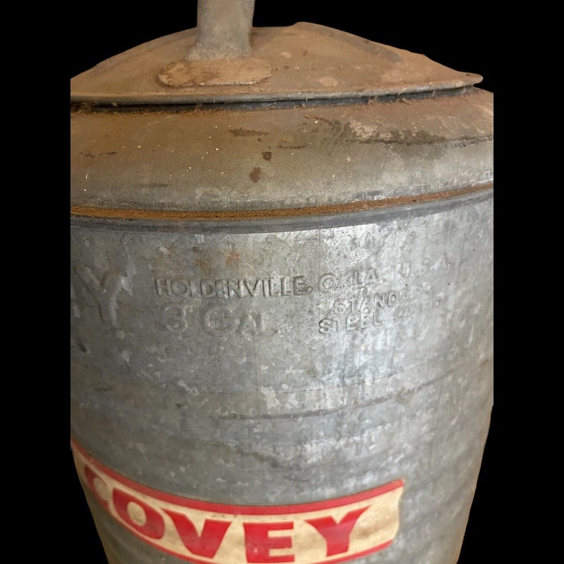 Vintage Covey Cooler Galvanized - Etsy