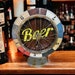 Design Beer Toscano Carnival Game Wheel of Chance Metal Sculpture 16"h ...
