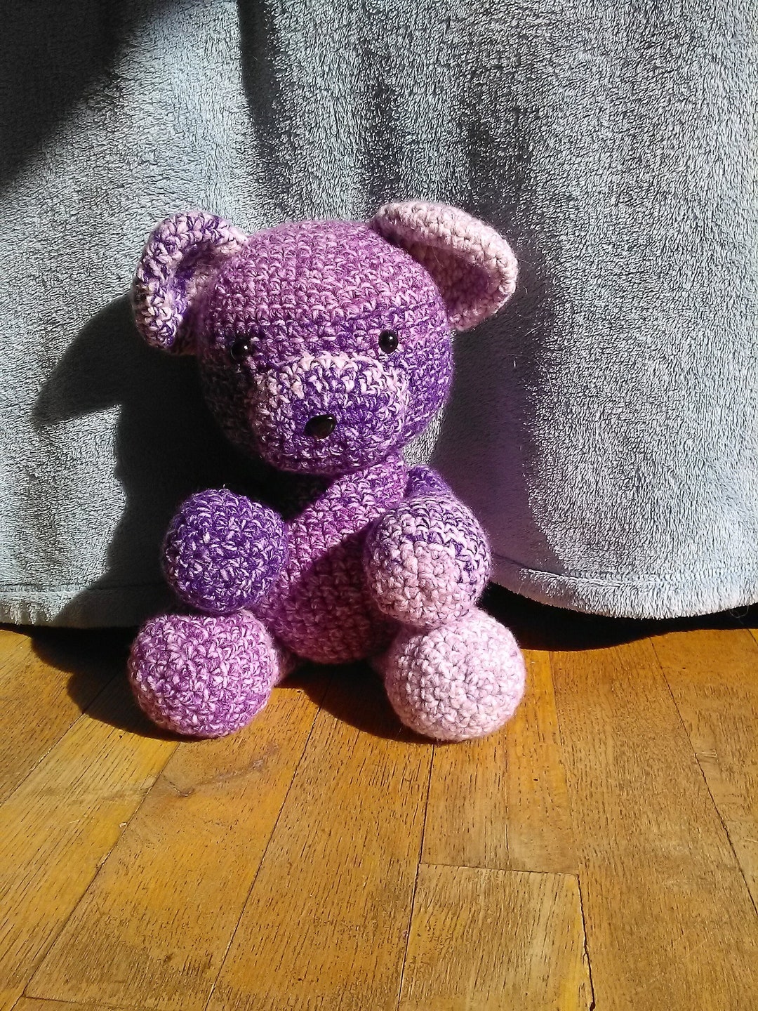 Purple Ombre Teddy Bear - Etsy