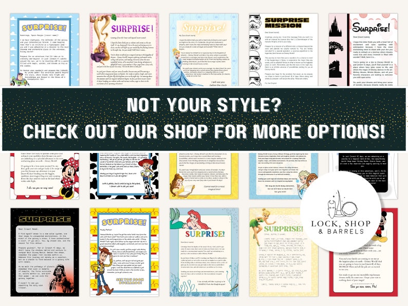 Editable WDW Surprise Trip Scavenger Hunt Bundle, Completely ...