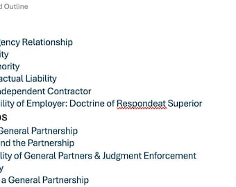 MEE Highly Tested Topics Fillable Outline - Uniform Bar Exam (updated ...