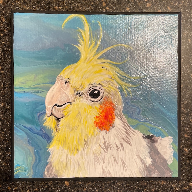 Pet Portrait Chewy - Etsy