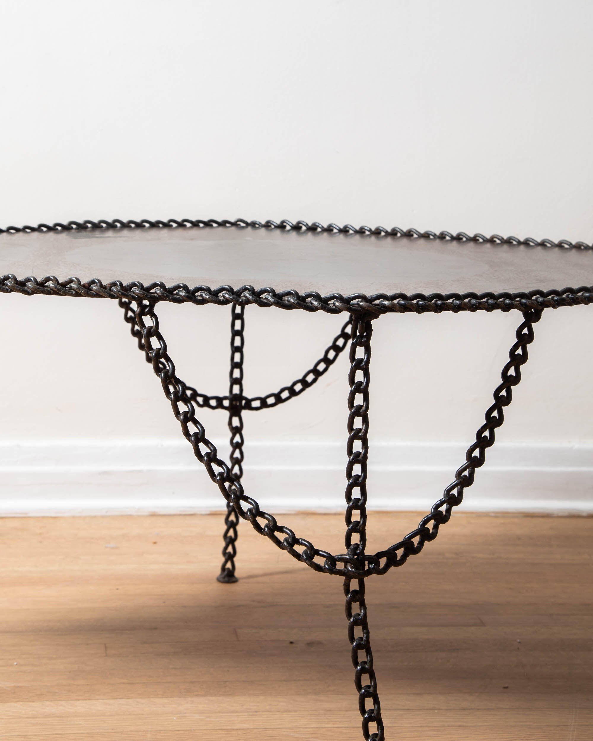 Forged Iron Chain Coffee Table - Etsy