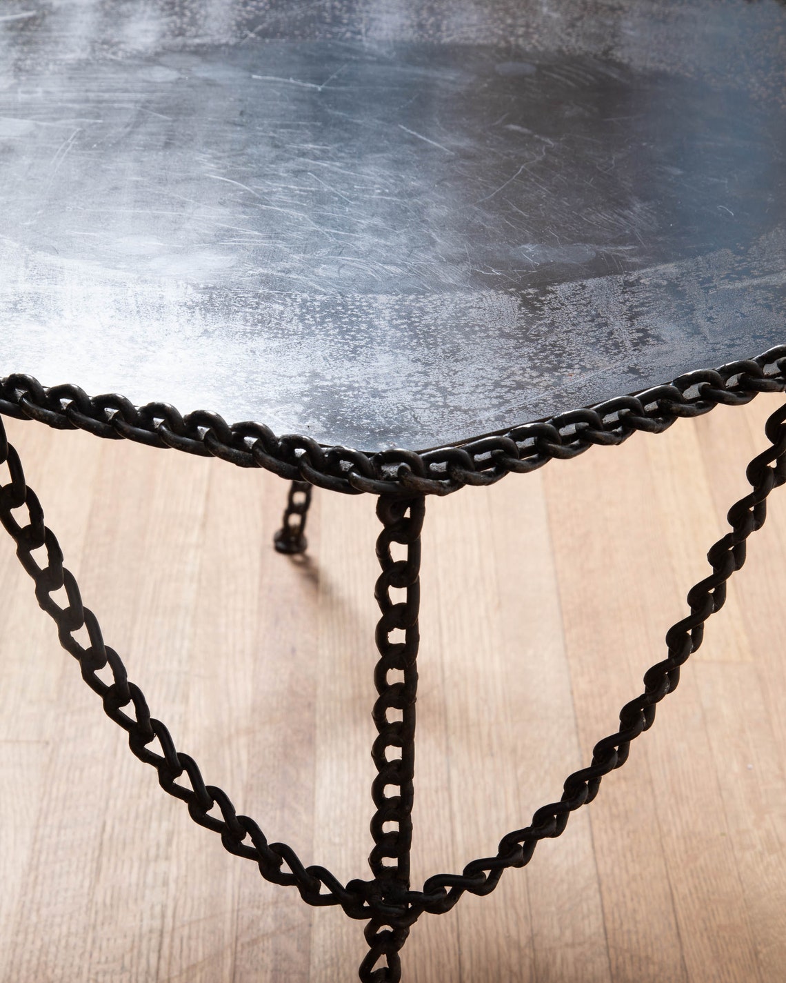 Forged Iron Chain Coffee Table - Etsy