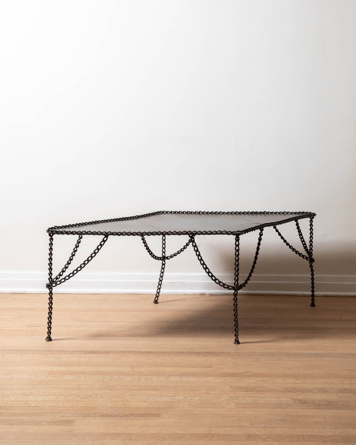 Forged Iron Chain Coffee Table - Etsy
