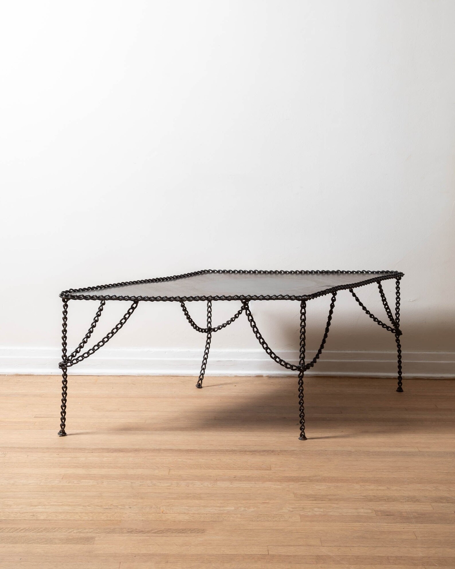 Forged Iron Chain Coffee Table - Etsy