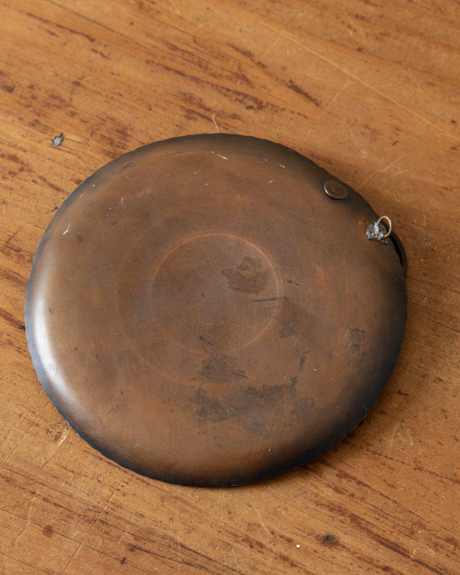 Vintage Round Handmade Copper Catch All - Etsy