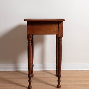 Antique Pine Side Table W/ Drawer - Etsy