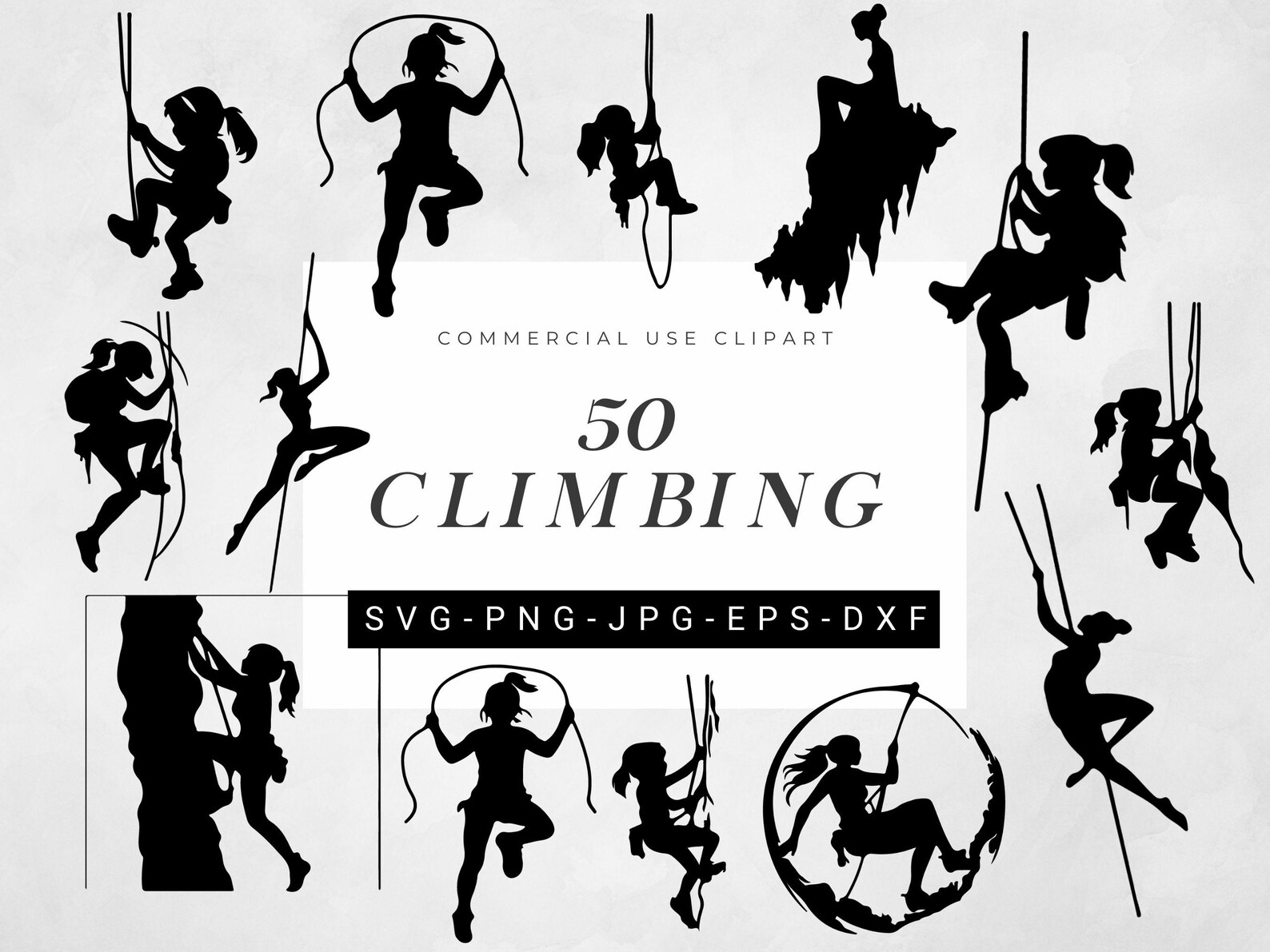 Climbing Girl Svg Bundle, Mountaineer Svg, Climbing Shirt Svg File ...
