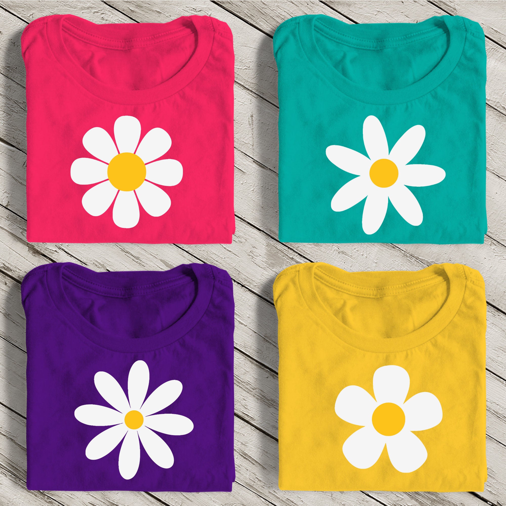 Daisy Svg Bundle, Daisy Flower Svg, Spring Summer Svg Png Files, Daisy ...