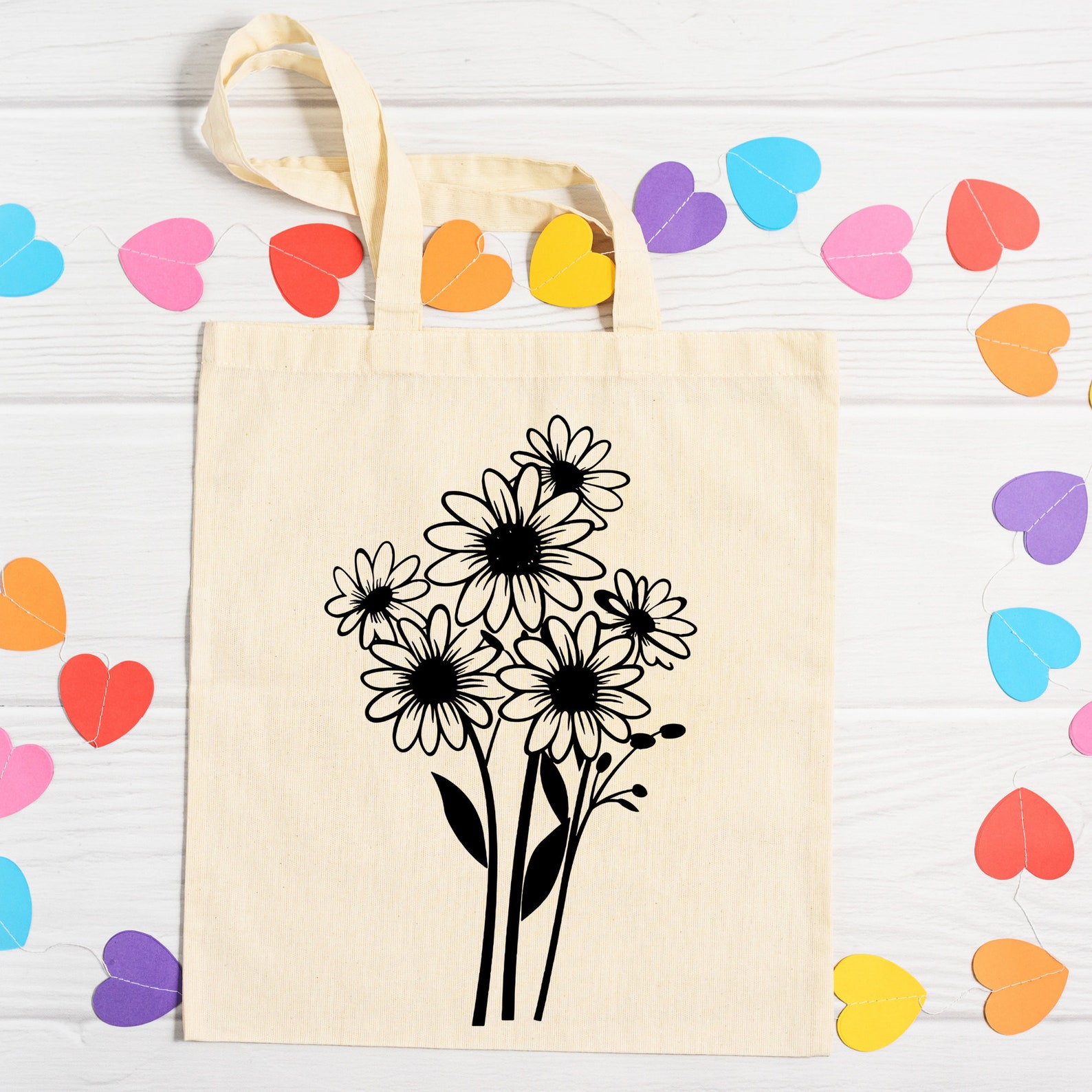 Daisy Svg, Daisies SVG File for April Birth Month, April Birth Flower ...