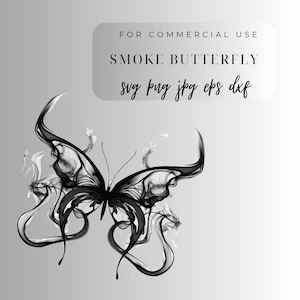 Smoke Butterfly Svg, Smoke Butterfly Png, Smoke Butterfly Clipart ...