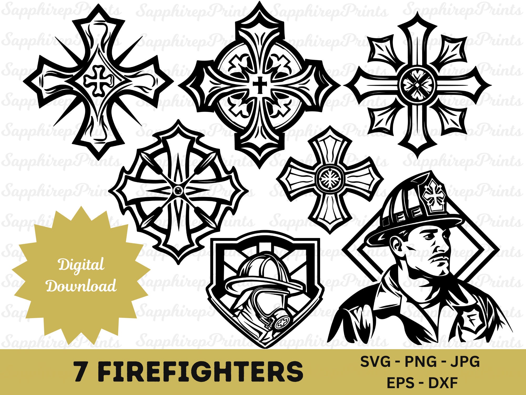 7 Fire Dept Svg, Firefighter Svg, Fireman Svg, Fire Department Svg ...