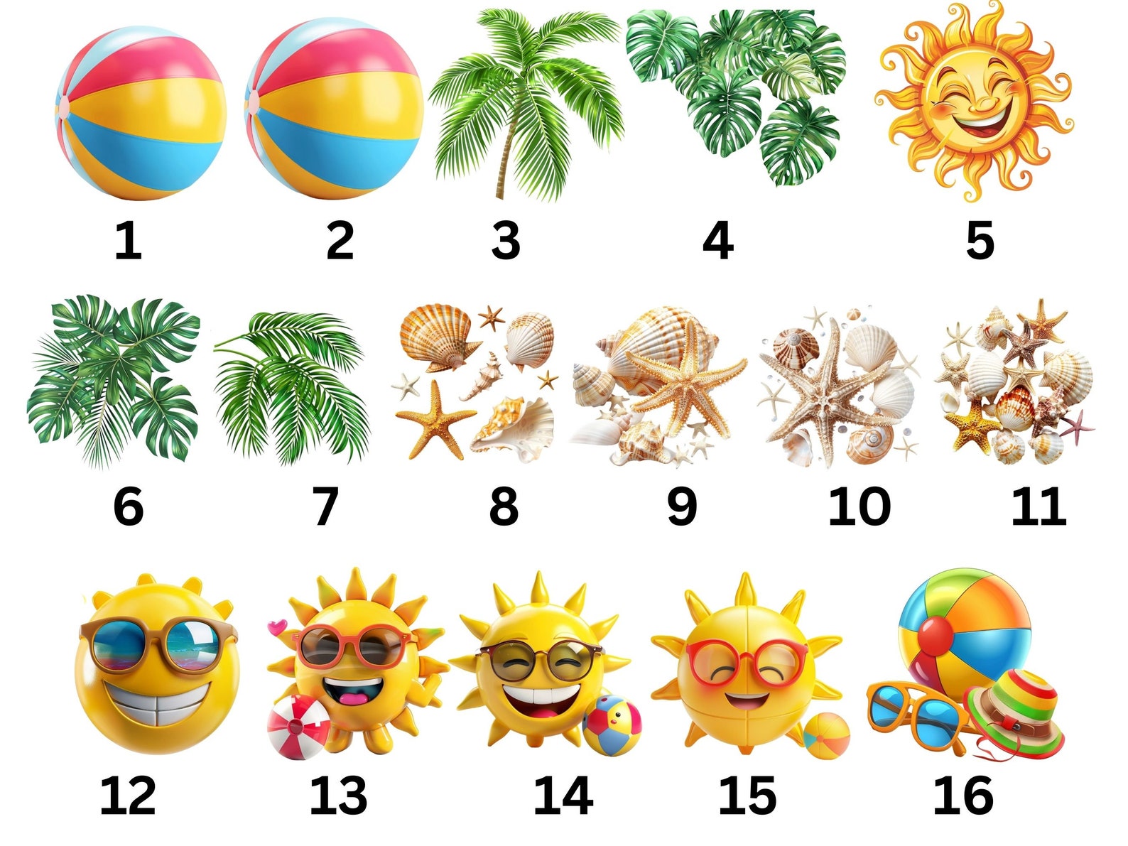 Summer Party Clipart PNG, Cute Pool Party Clipart Bundle, Beach Party ...