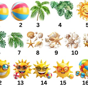 Summer Party Clipart PNG, Cute Pool Party Clipart Bundle, Beach Party ...