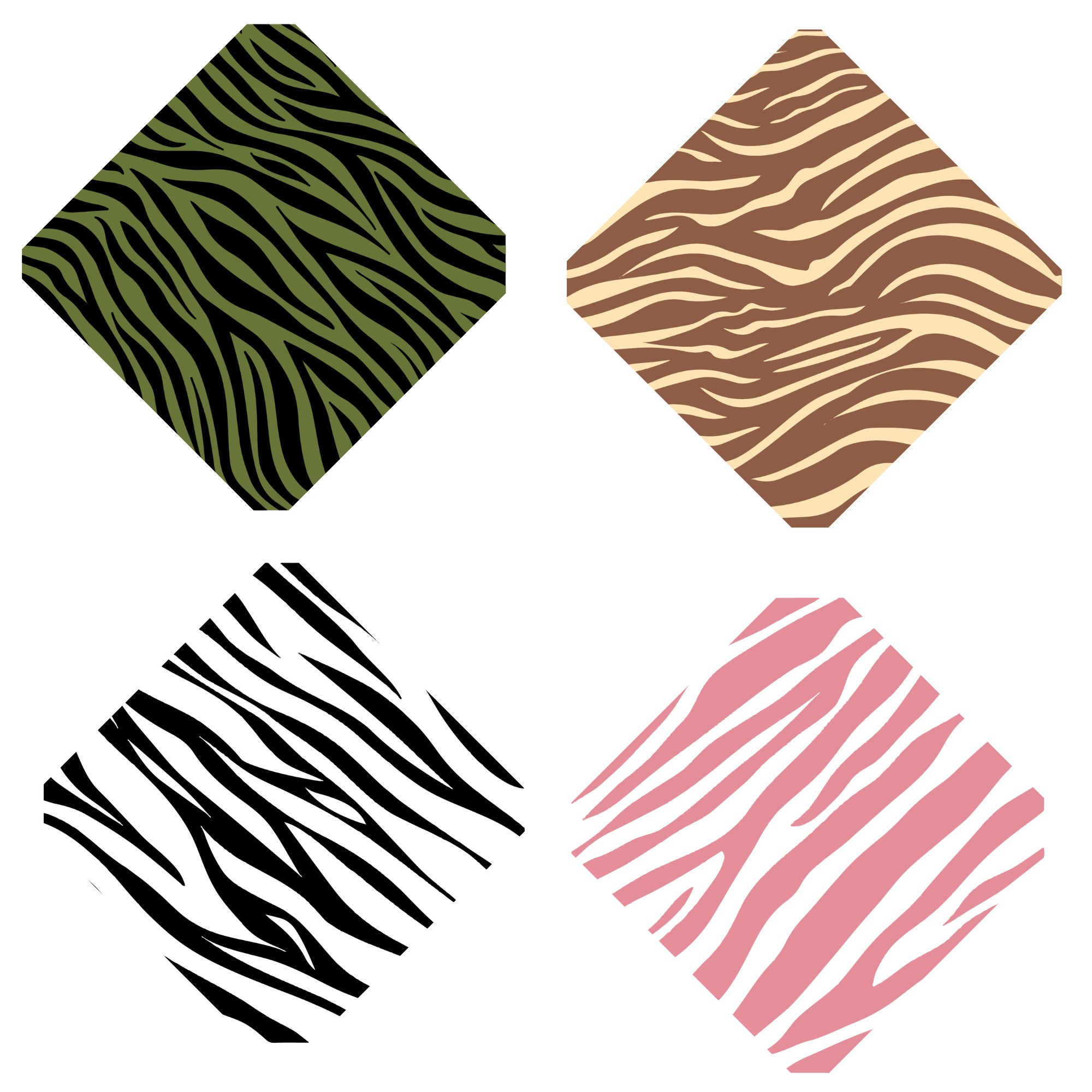 Zebra Print Svg Bundle, Zebra Strips Svg, Animal Print Pattern Svg ...