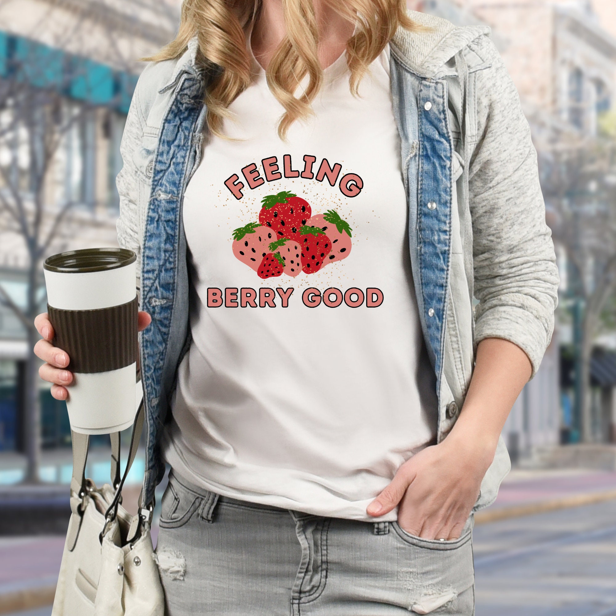 Feeling Berry Good Svg, Feeling Berry Good Png, Strawberry Png, Feeling ...