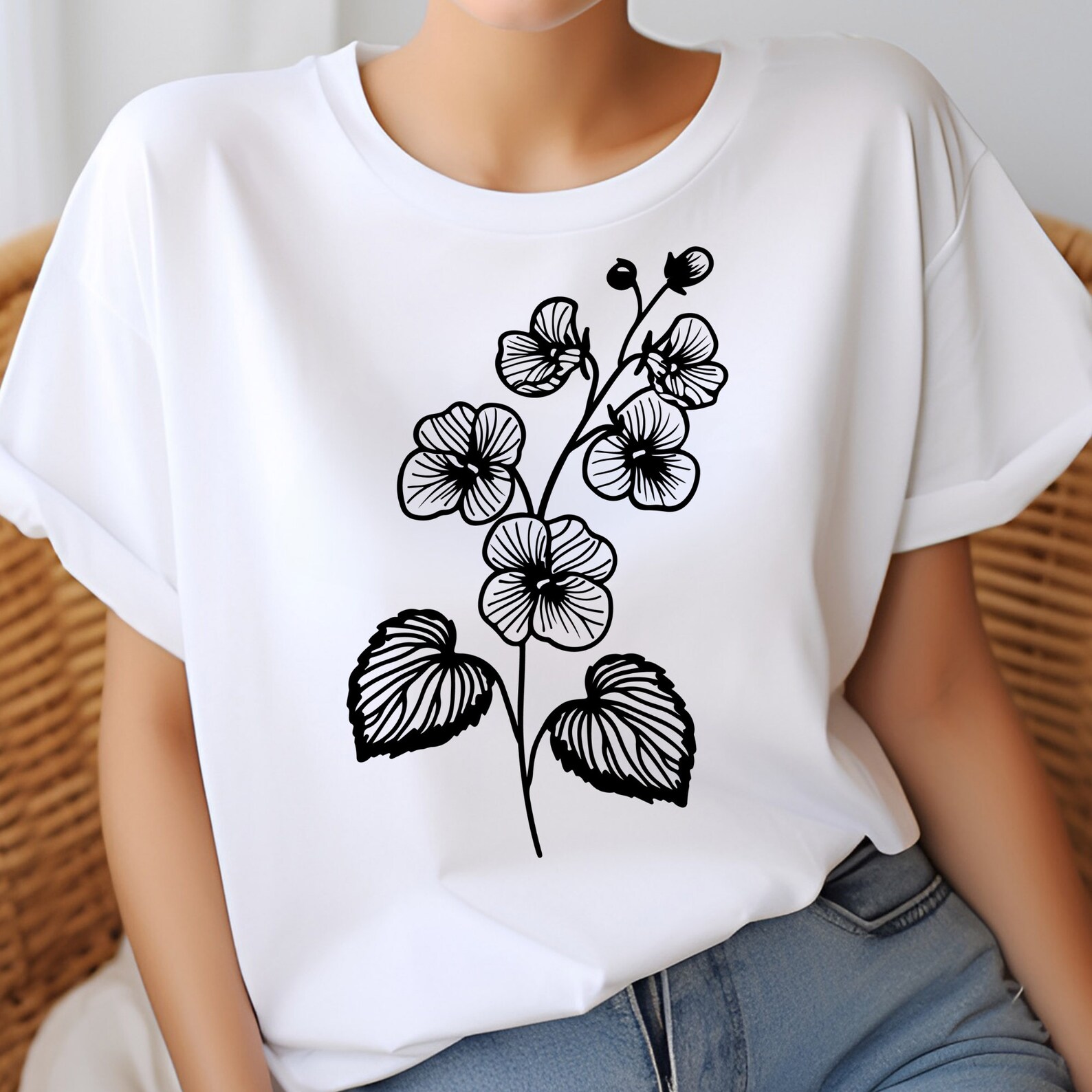 Violet Svg, February Birth Flower, Birth Month Flower Bouquet Svg ...