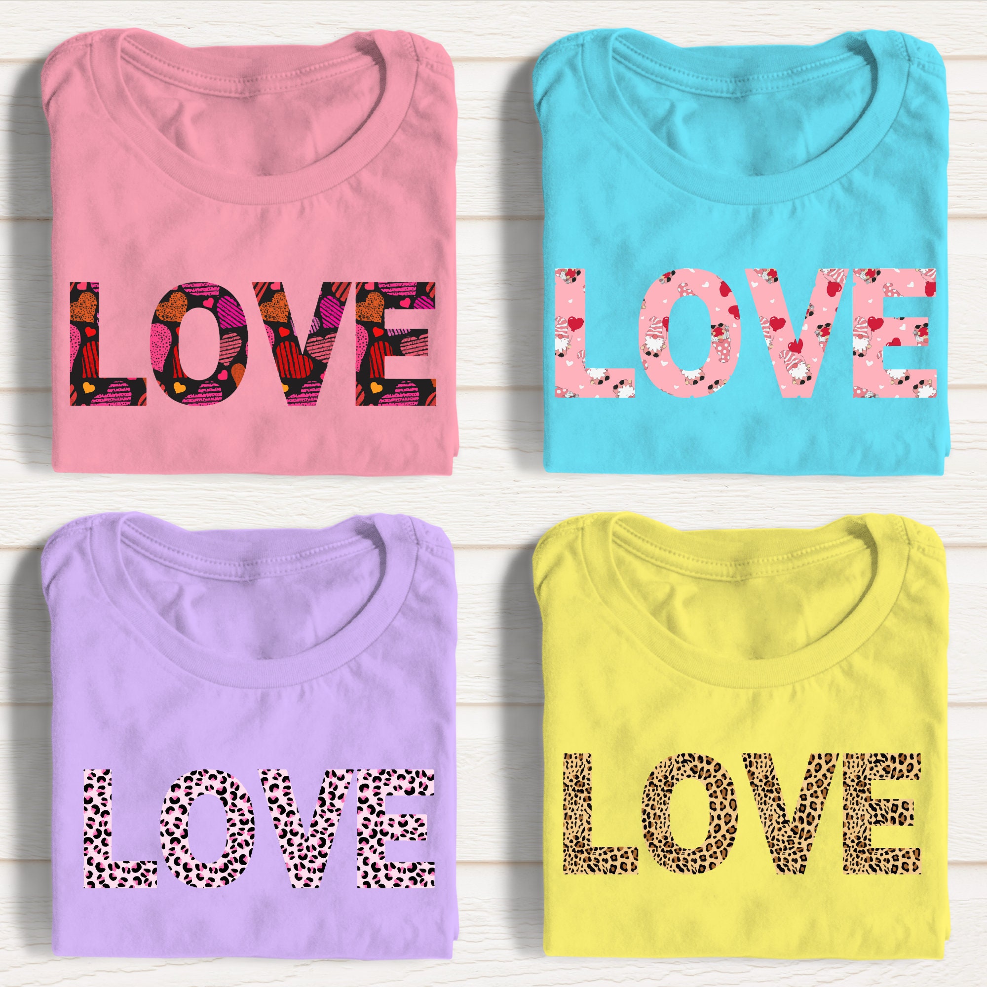 Love Svg Png Bundle, Valentine Day Love Svg Bundle, Love Word Svg ...